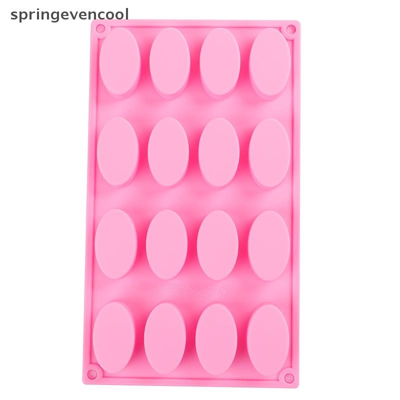 Springevencool 16 Cavity Oval Shape Soap Bake Mold แม่พิมพ์ซิลิโคน ...