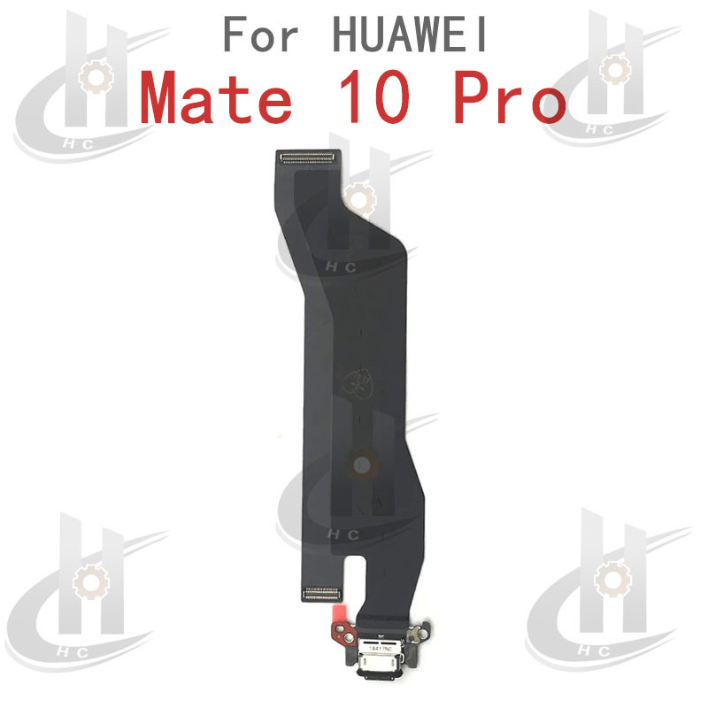 USB ชาร์จพอร์ตแจ็ค Dock Connector ชาร์จบอร์ด Flex Cable อะไหล่สําหรับ Huawei Mate 10 Pro ...