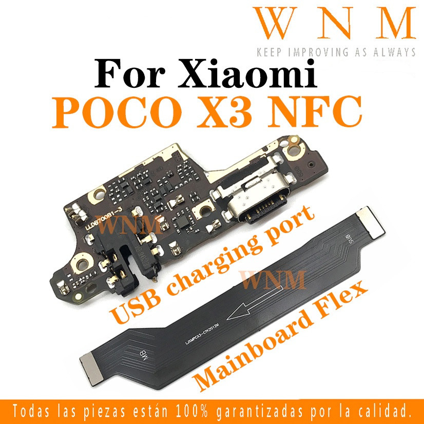 พร้อม IC USB ชาร์จพอร์ต Dock connector สําหรับ Xiaomi POCO X3 NFC ...