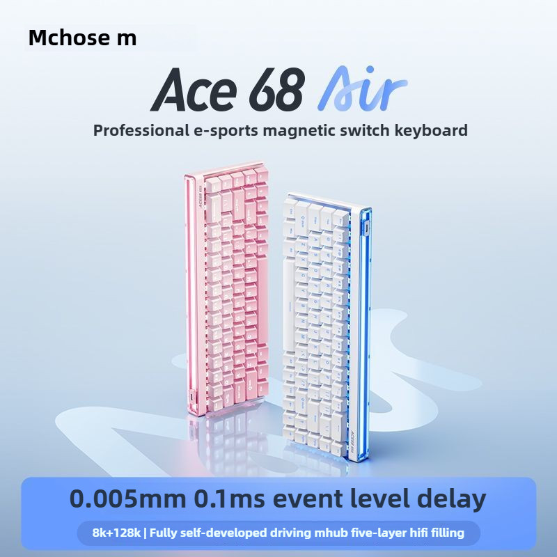 MCHOSE Ace68 Air Magnetic Switch Rapid Mechanical Keyboard for Esports ...