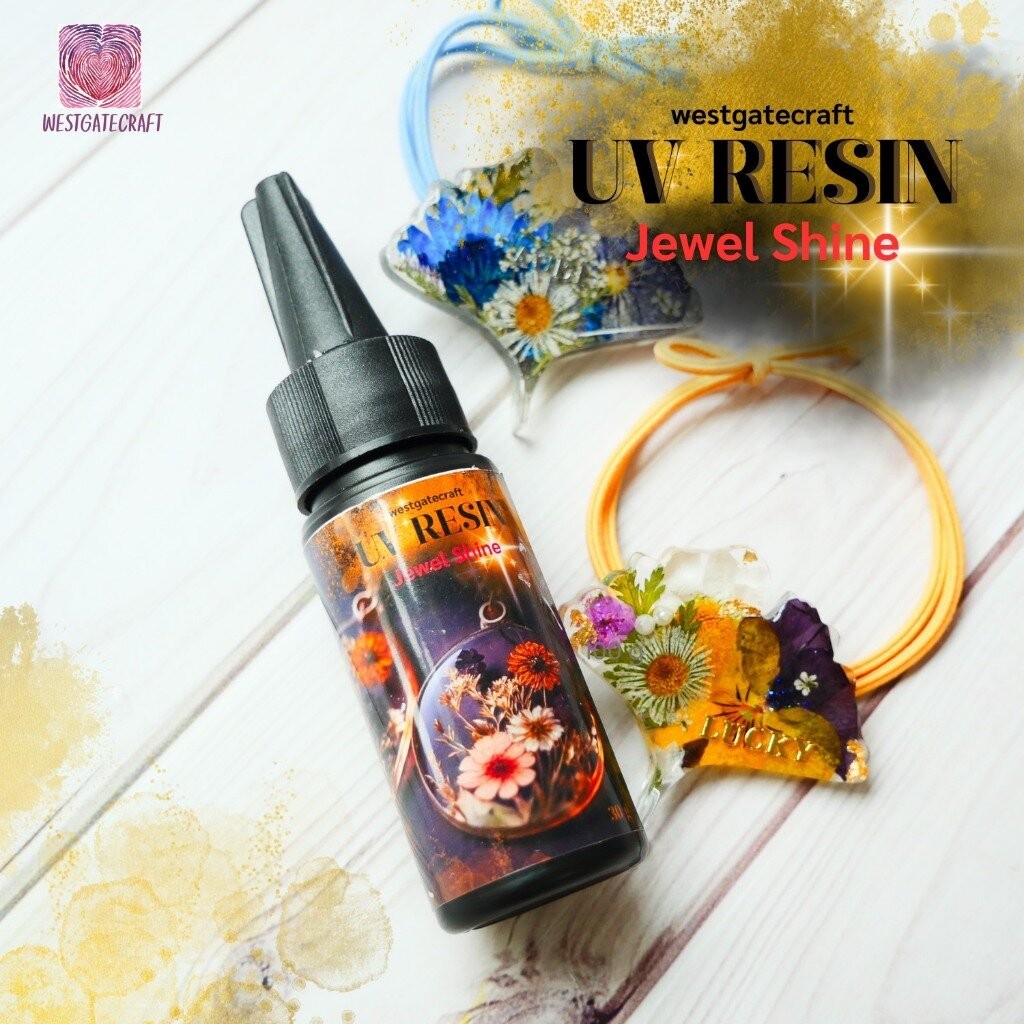 ยูวีเรซิ่น UV Resin สูตร Jewel Shine 30 กรัม ใสมาก ทนเหลือง กลิ่นต่ำสบายจมูก | Shopee Thailand