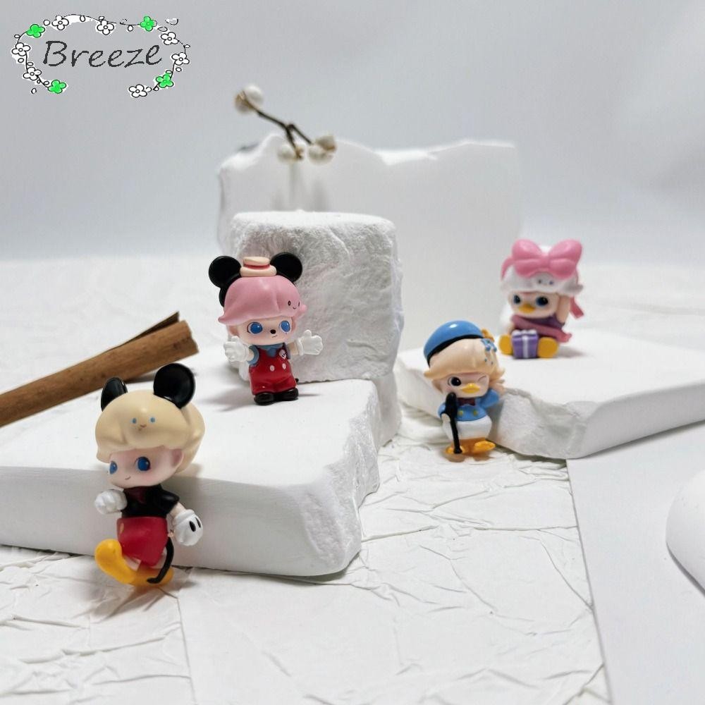 กล่อง BREEZE DIMOO, เครื่องประดับ Mickey POPMART Mini, รูปปั้นจิ๋ว ...
