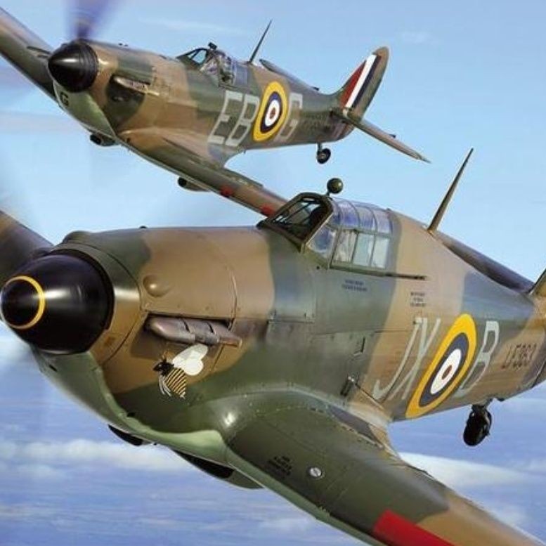 1/72 World War II British Army Alloy Fighter Hawker Hurrccane MK Hawker ...