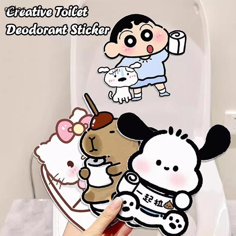 [สี] Hello Kitty Deodorant Self-Adhesive สติกเกอร์ Capybara Crayon Shin ...
