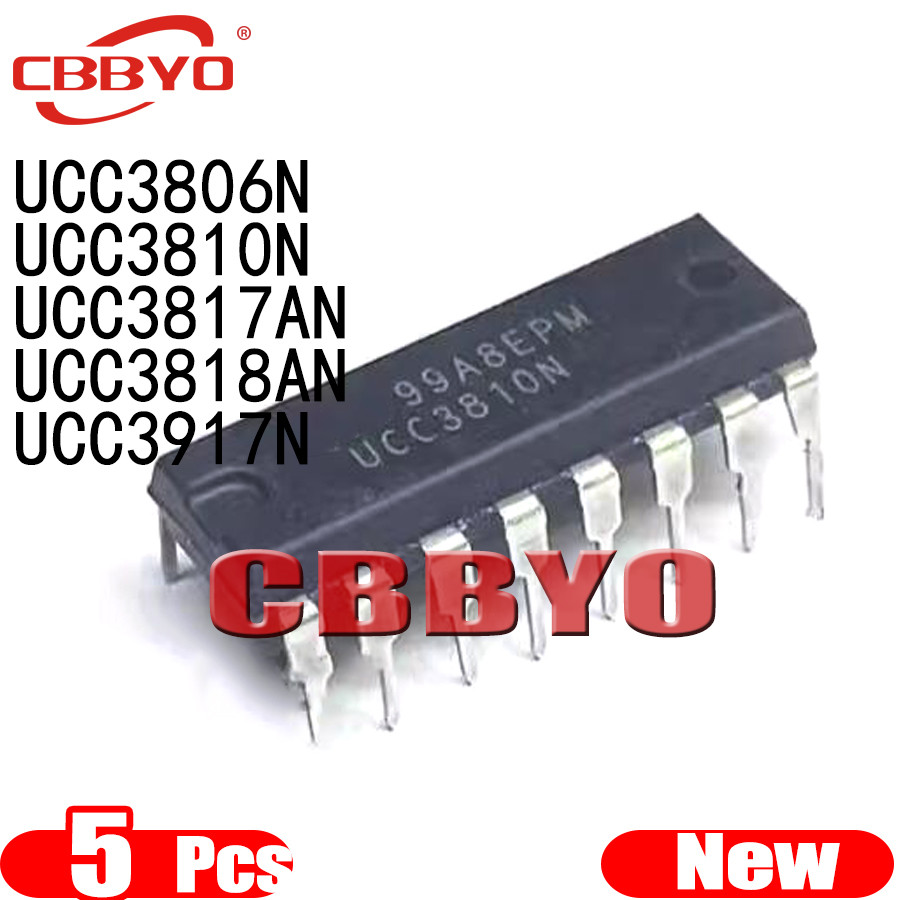 5 ชิ้นใหม่เอี่ยม UCC3806N UCC3810N UCC3817AN UCC3818AN UCC3917N DIP16 | Shopee Thailand