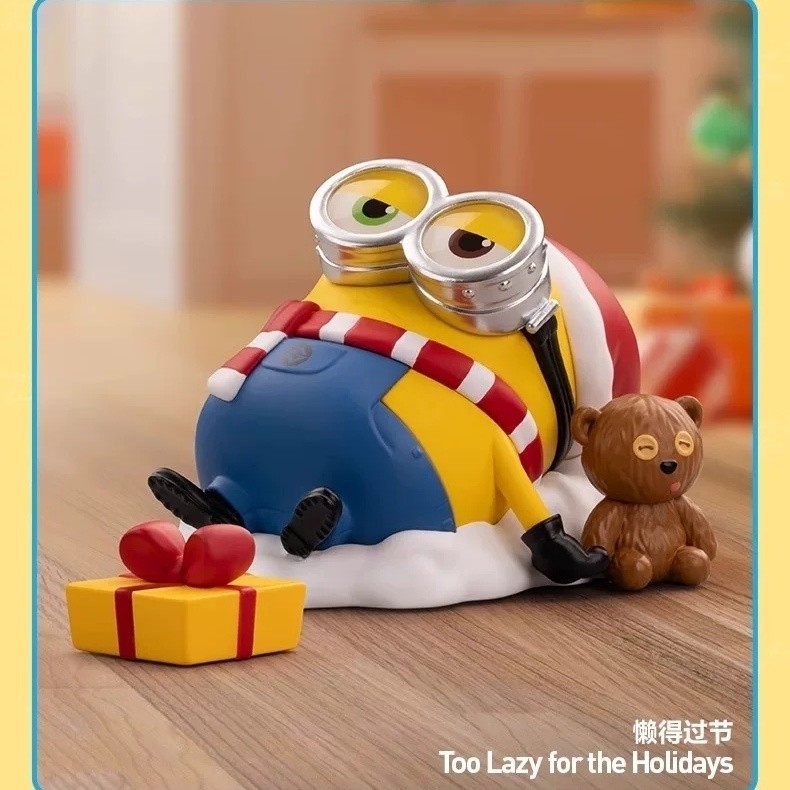 Popmart อย่างเป็นทางการ Minion Lazy Daily Series ตุ๊กตารูปอินเทรนด์เล่น ...