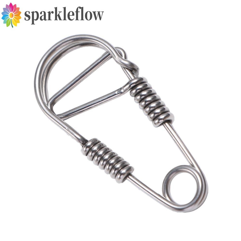 Sparkleflow สแตนเลสลวด Snap คลิป, Dual Lock Snap Clip Clasp Dual Lock ...