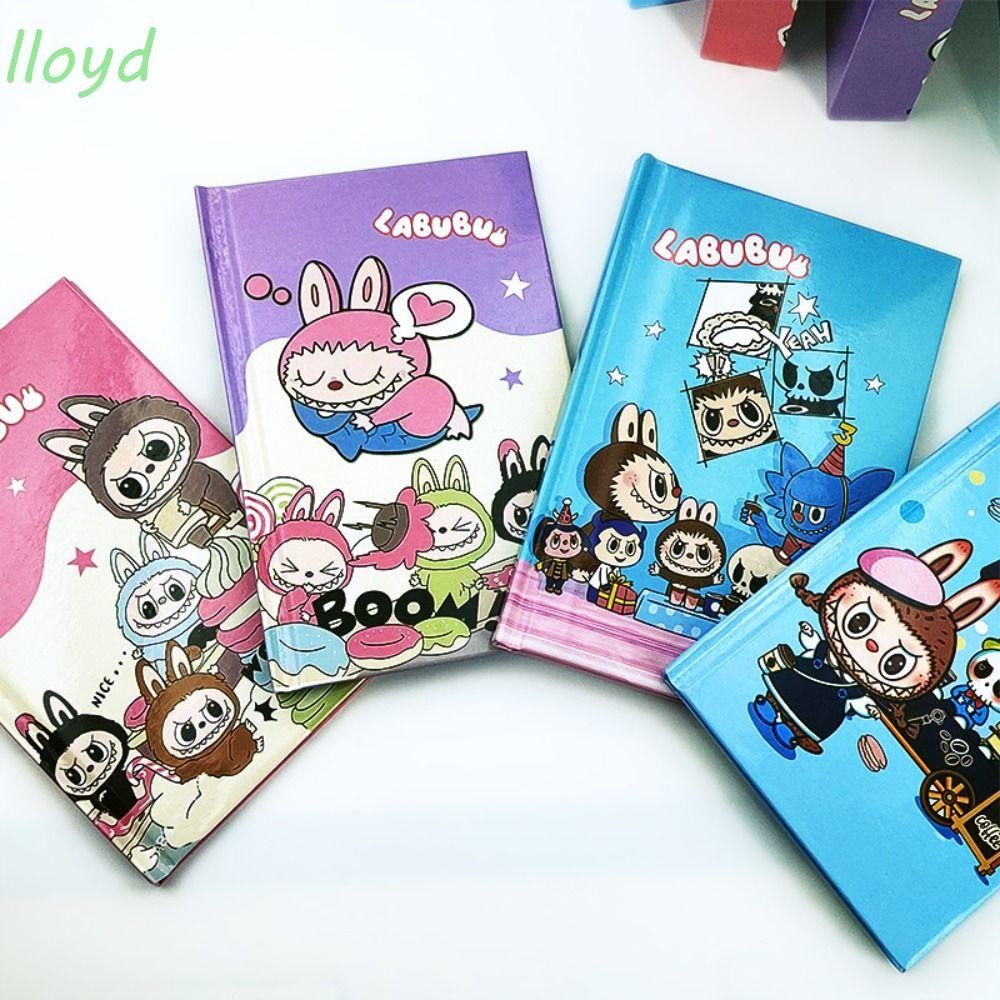 Lloyd Labubu Diary Notepad, Daily Plan การ์ตูนโน้ตบุ๊คพร้อมกุญแจล็อค ...