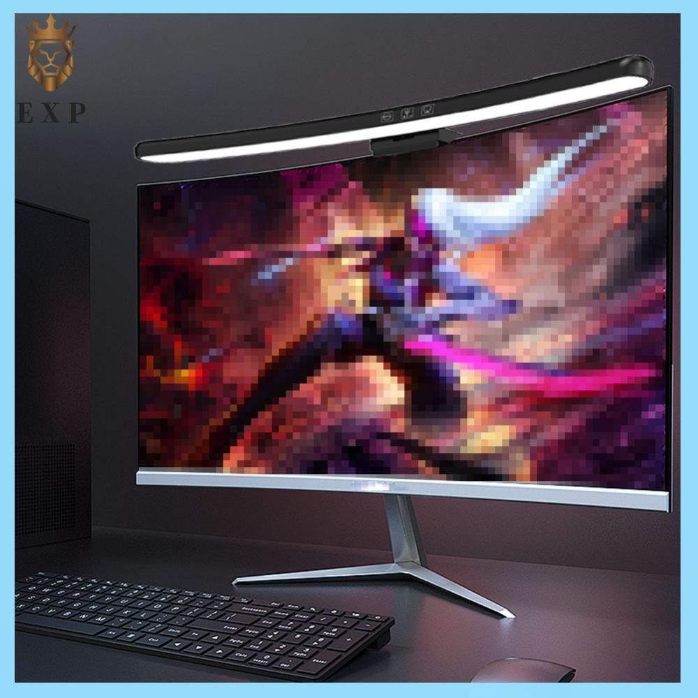 [explosion1.th] Curved Monitor Light Bar 3 อุณหภูมิสี Stepless Dimming Screen Lamp | Shopee Thailand
