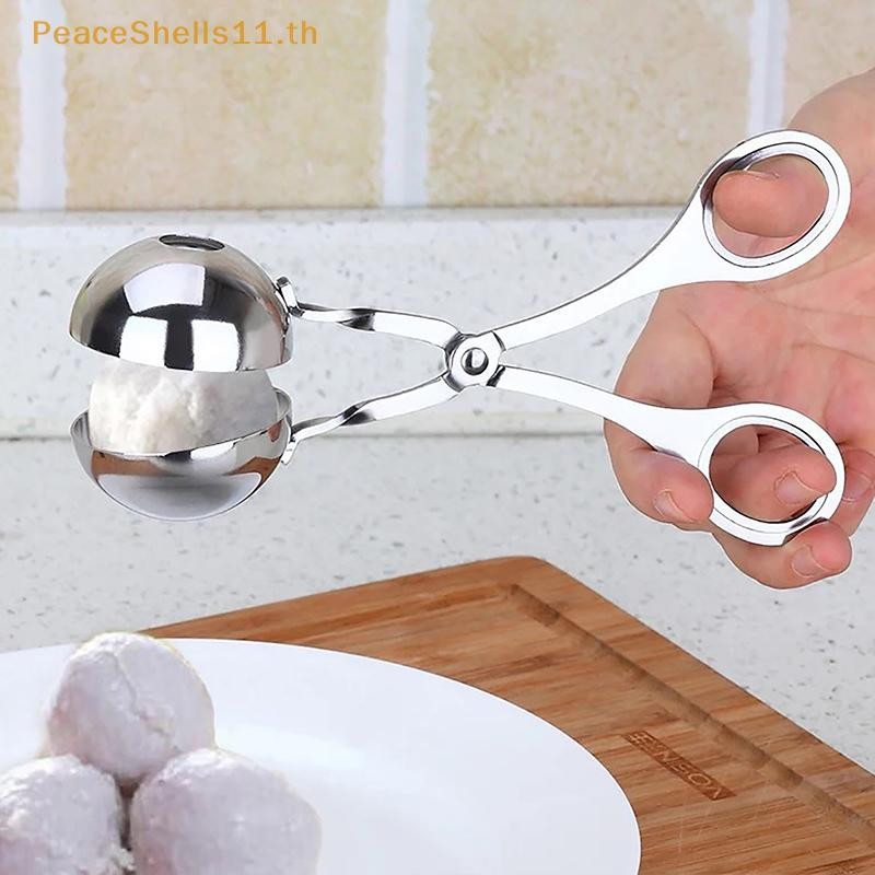Peaceshells Meat Ball Maker เครื่องมือคลิปสแตนเลสรอบข้าว Ball Shaper ...
