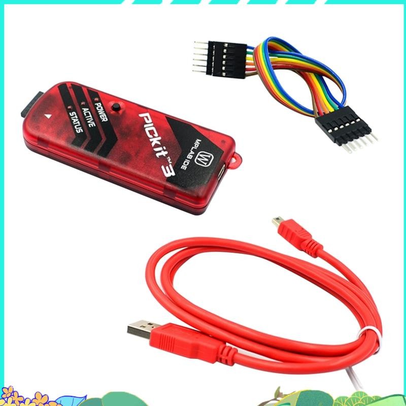 Pickit3 โปรแกรมเมอร์ + PIC ICD2 PICKit 3 อะแดปเตอร์การเขียนโปรแกรม ...