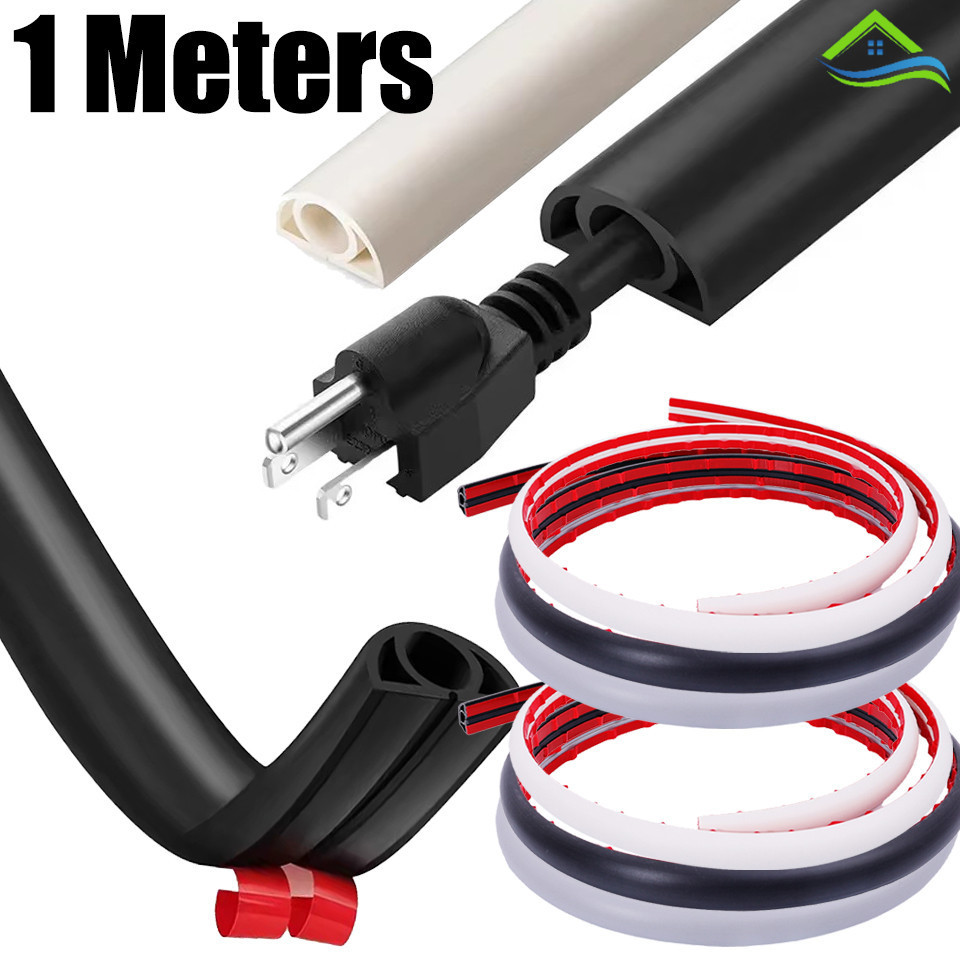 1m Self-Adhesive PVC ไฟฟ้าครอบคลุม-ปฏิบัติ Anti Stepping Floor Cable ...