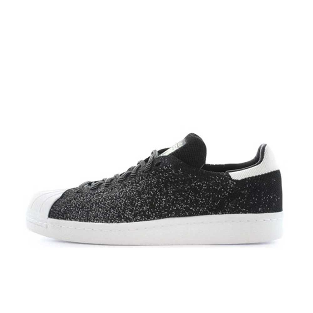 adidas Superstar 80s Primeknit All-Star Core Black Cloud White Crystal ...