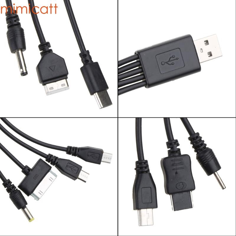 Mim Universal USB To Multi Plug Charger Cable 10 in 1 สาย USB 20CM ...
