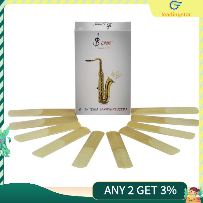 Leadingstar 10 ชิ้น Tenor แซ็กโซโฟน Reeds Strength 2.5 อุปกรณ์เสริม ...