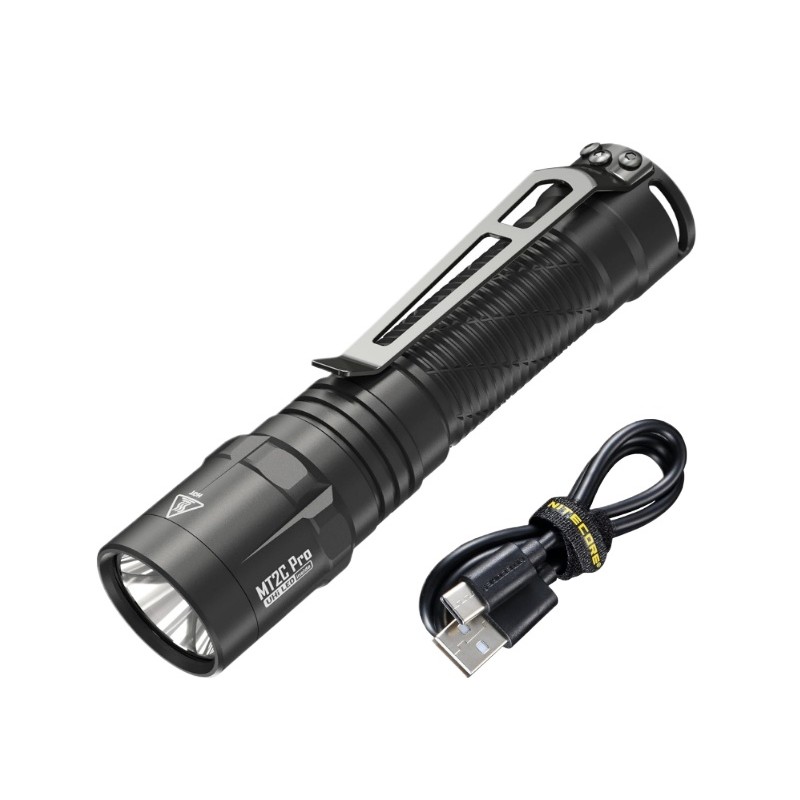 NITECORE MT2C Pro High Output Compact Tactical Flashlight 1800 Lumens ...