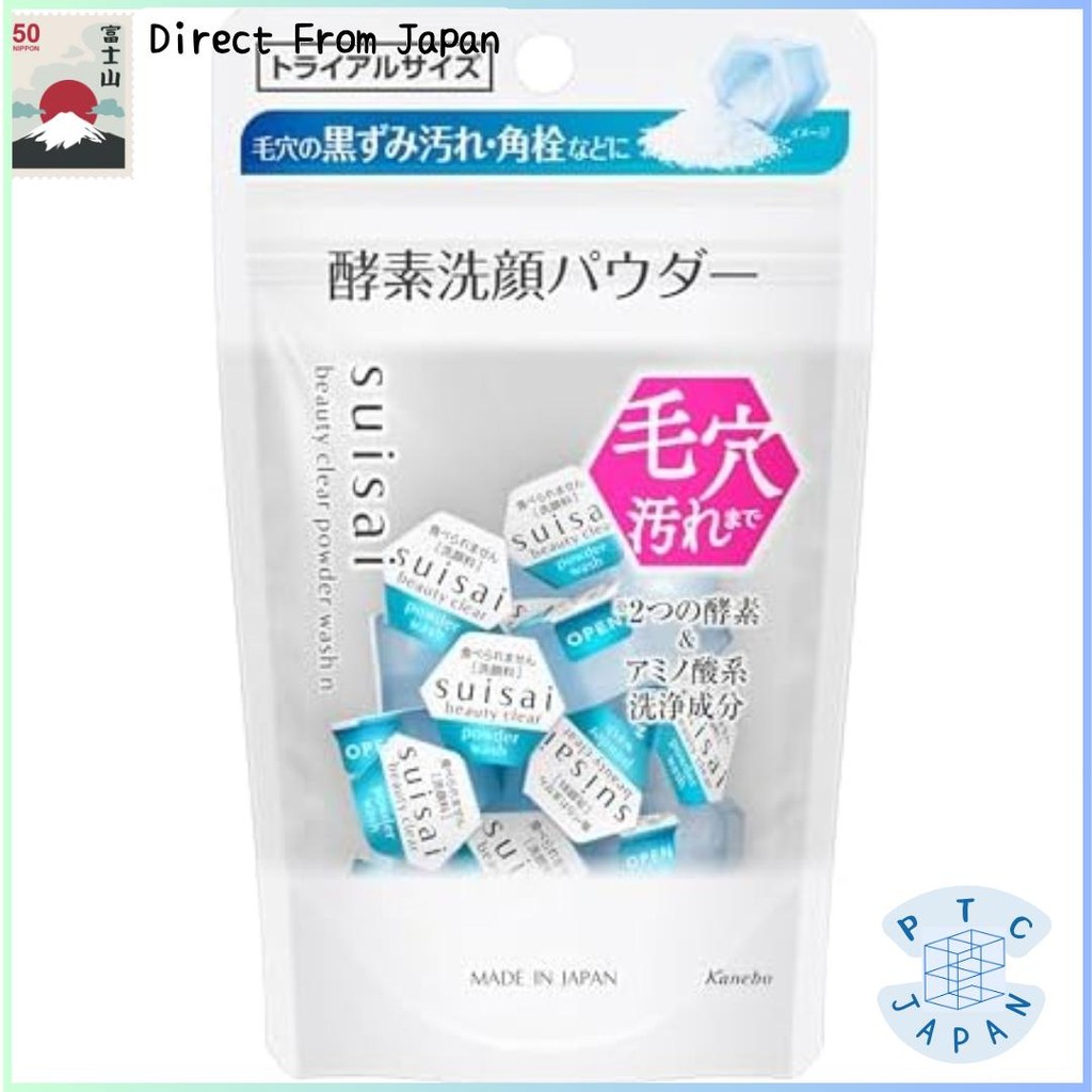 【Direct from Japan】suisai Suisai Beauty Clear Powder Wash N (Trial) Enzyme Face Wash Single 0.4g ...