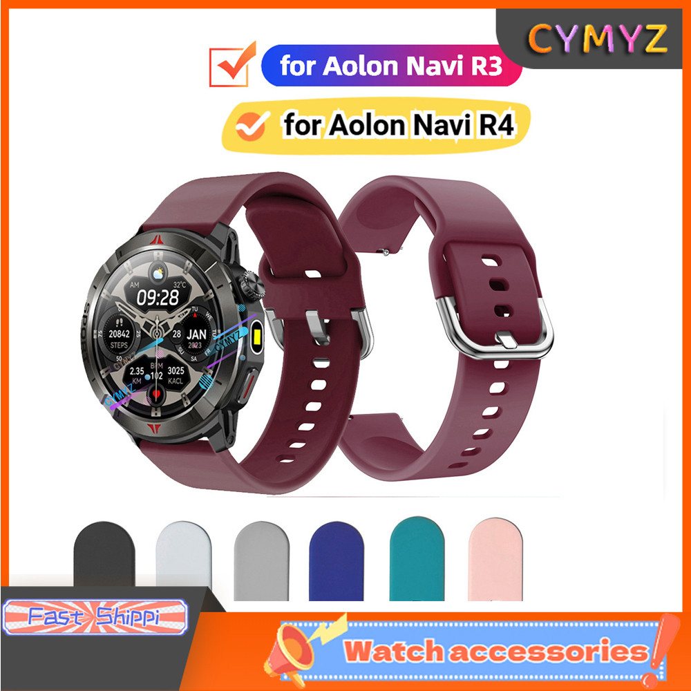 สาย Aolon Navi R4 สายซิลิโคน Aolon Navi R3 R4 สายนาฬิกาอัจฉริยะ สาย ...
