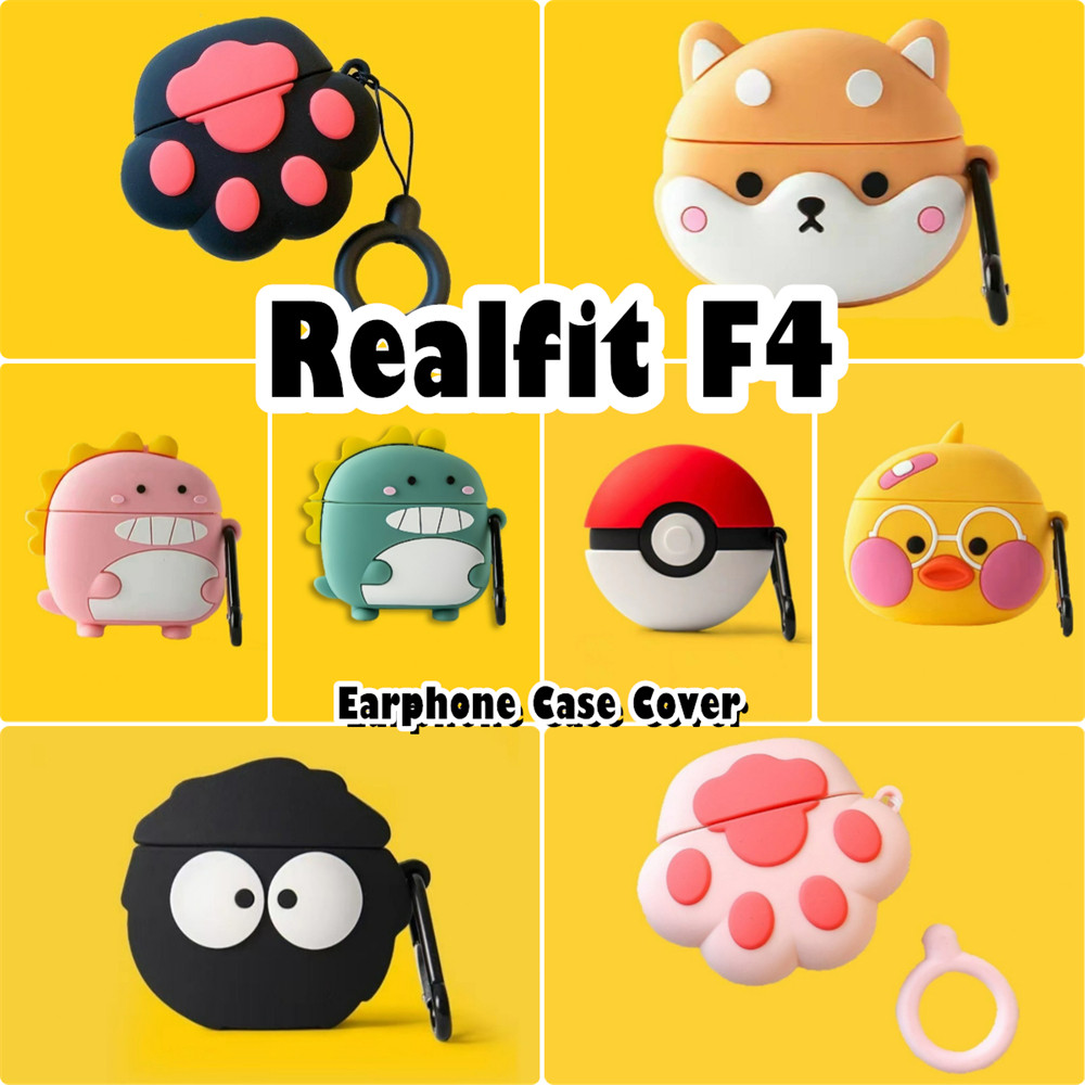 【Case Home】นําไปใช้กับ Realfit F4 เคส Case เคสหูฟัง สไตล์การ์ตูนตลก ...