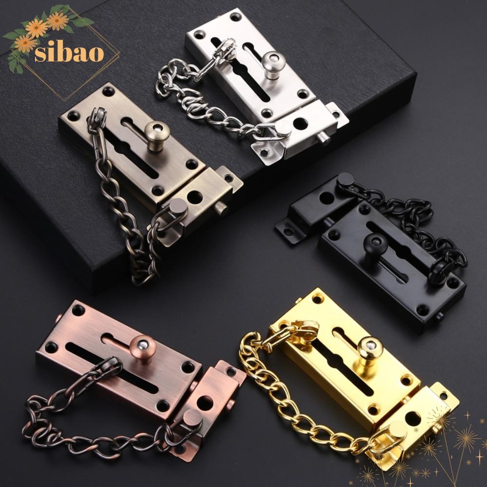 SIBAO โซ่ป้องกันการโจรกรรม, รับประกันล็อคประตูฮาร์ดแวร์นิรภัย, ประตู ...