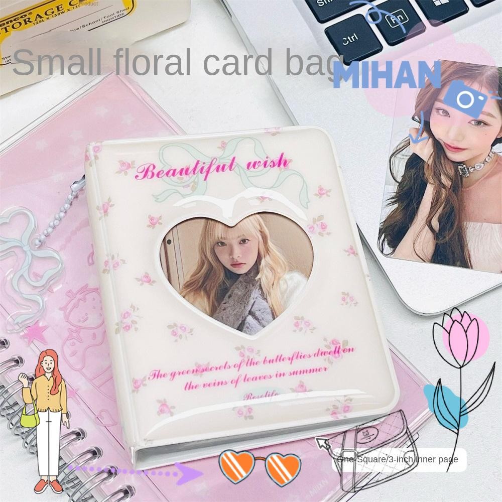 MH Card Album, ลูกแมวน่ารักลูกสุนัข PVC Photocard Binder, 3 นิ้ว Mini ...