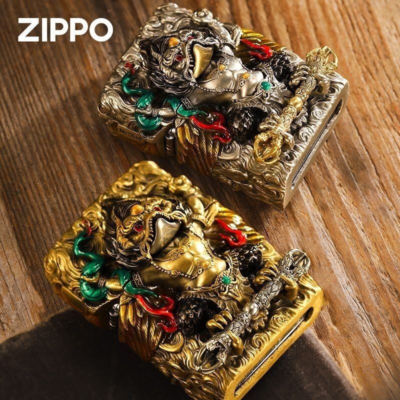 ไฟแช็ก Zippo รุ่น Great Peng Bird ของแท้ กลไกเกราะหนัก เปล่งแสงในความ ...