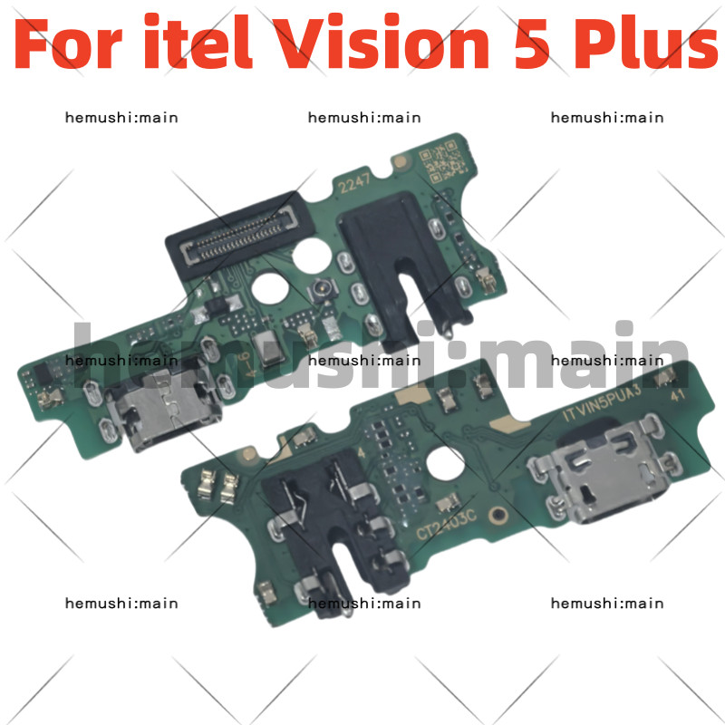 สําหรับ itel Vision 5 Plus USB แท่นชาร์จพอร์ตไมโครโฟนขั้วต่อ Fast Flex ...