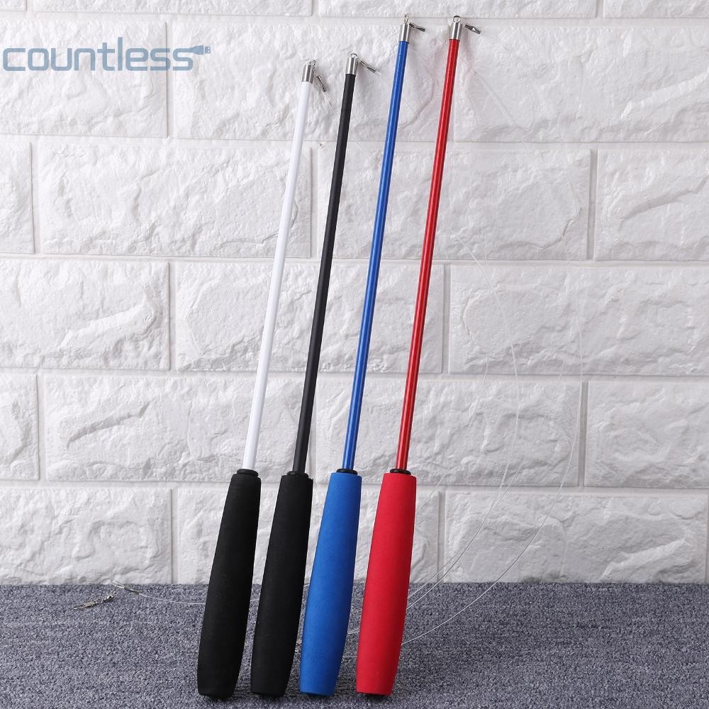 สามส่วน Telescopic Fishing Pole Wand Cat Teaser Wands ลูกแมวตลก Catcher ...