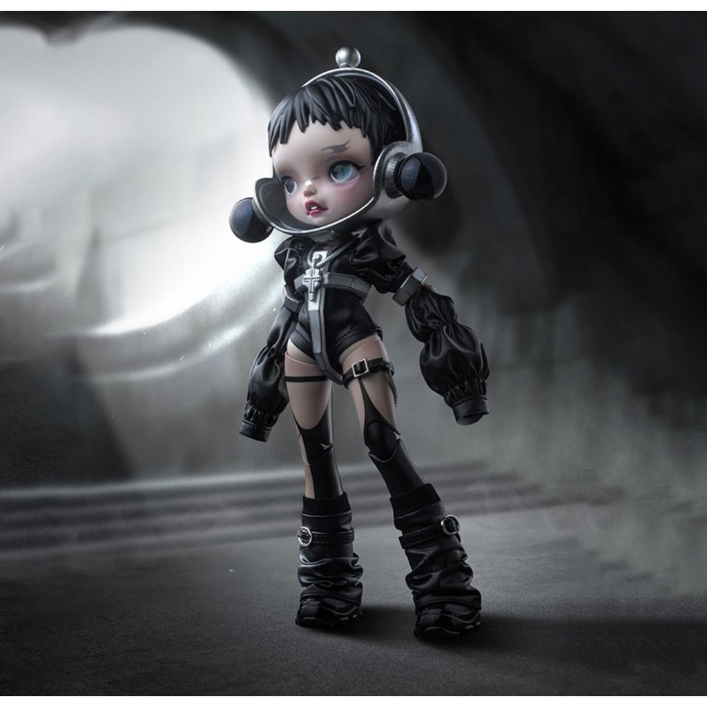 Popmart POPMART SKULLPANDA Dark Star 1/6 Action Figure อินเทรนด์รูป ...