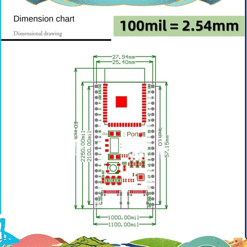 1 Pcs Esp32 Esp32 S3 Wifi บลูทูธ Iot Dual Type C บอร์ดพัฒนา Esp32 C6 Devkitc 1 บอร์ดพัฒนา