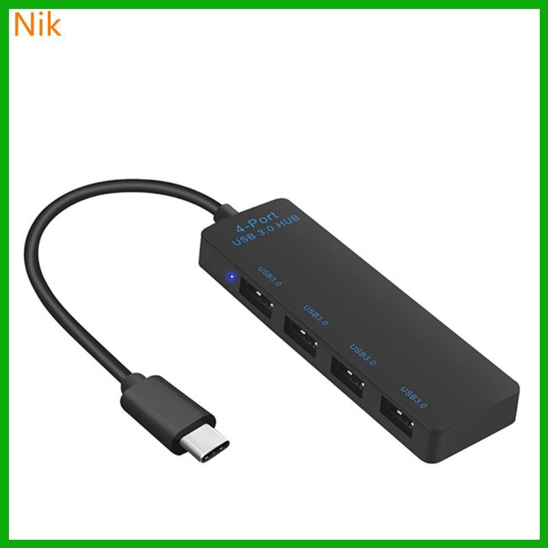 บ.ลค.ต.ศ. Type C USB Hubs Expander with 4 USB3 0 Port for 5Gbps Fast Data Transfer he | Shopee ...