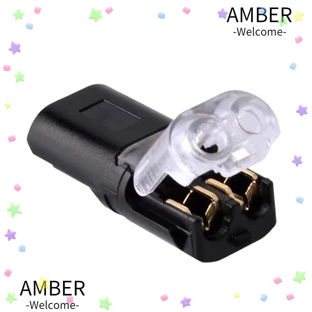 AMBER Fast Plug Wire Connector, พร้อมหัวเข็มขัดล็อคกันน้ํา Quick ...