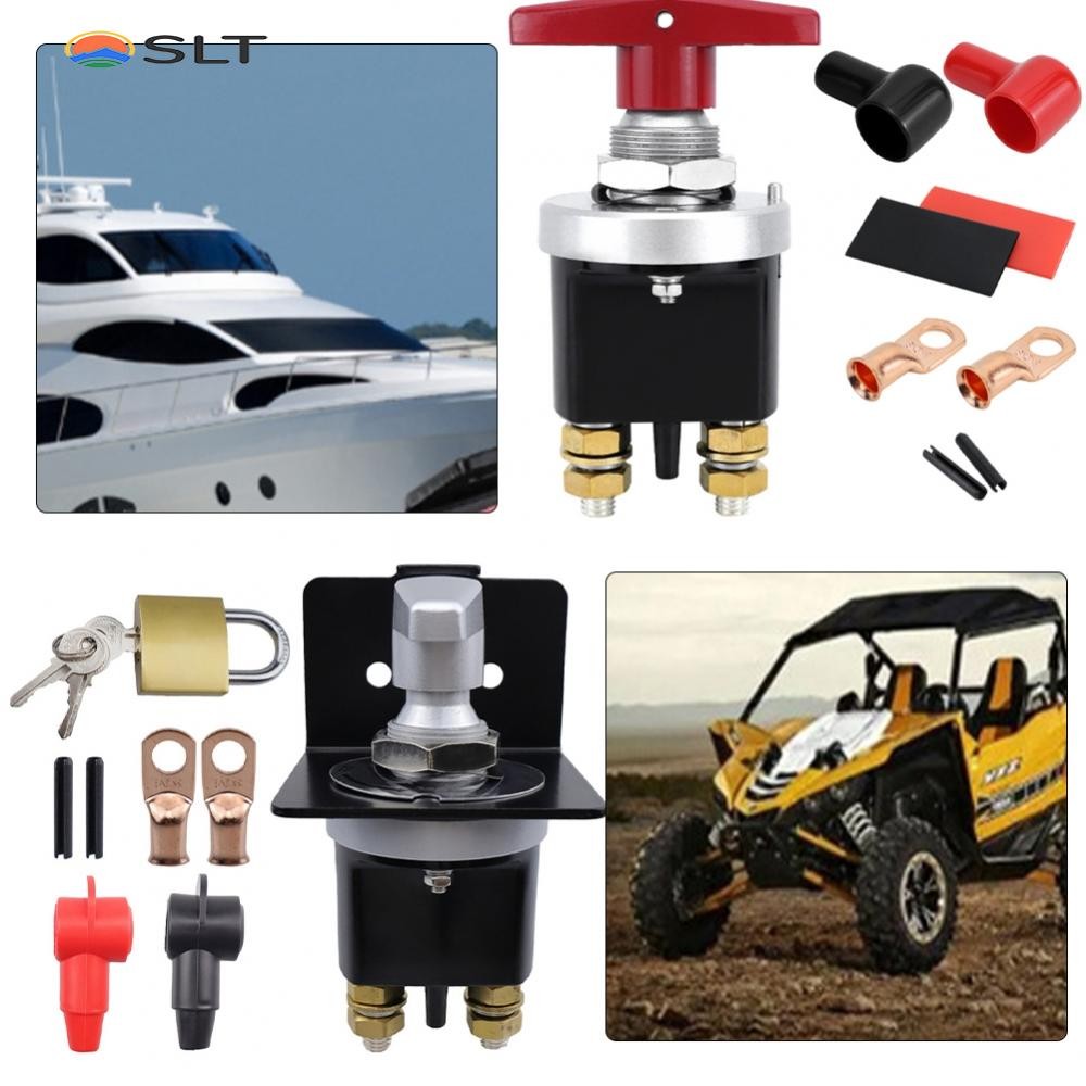 [SLTTH]500A Battery Isolator Switch with Lock-Out Plate for Car Truck ...