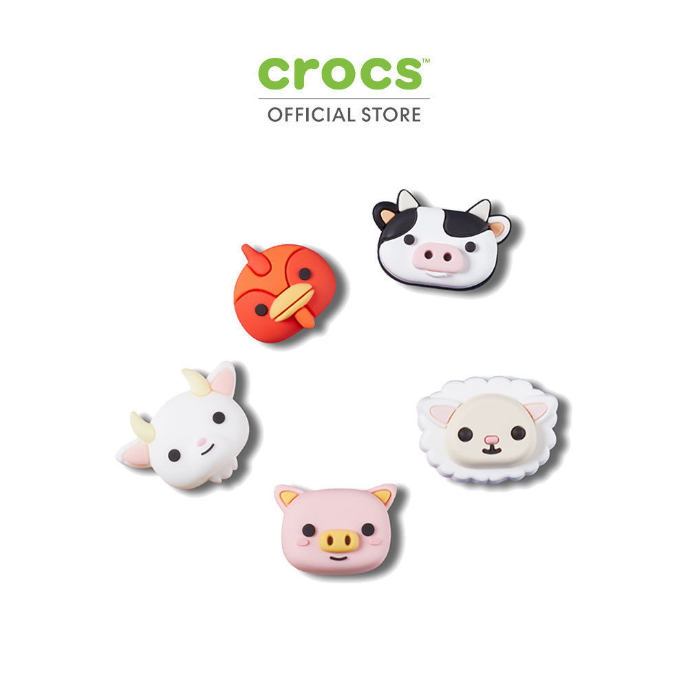 CROCS ตัวติดรองเท้า JIBBITZ™ 3D FARM ANIMAL FACES รุ่น 10014349 ...