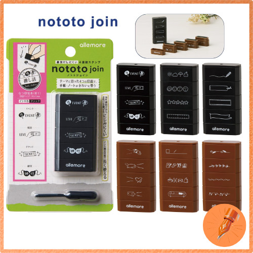 Shachihata Nototo Join Connected Stamp Collection | Shopee Thailand
