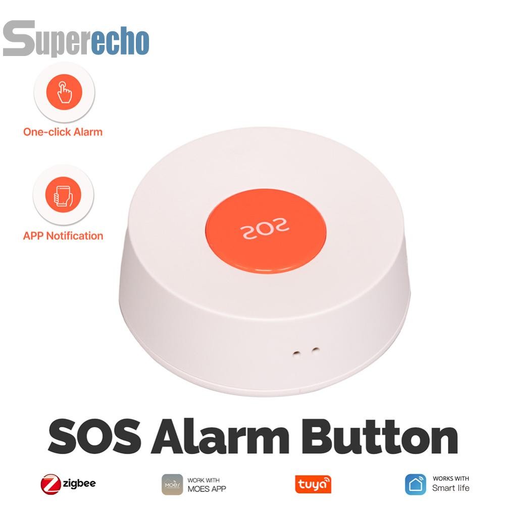 Zigbee SOS ปุ่มสัญญาณเตือนฉุกเฉิน APP การแจ้งเตือน One คลิก ช่วยฉุกเฉิน [superecho.th] | Shopee ...