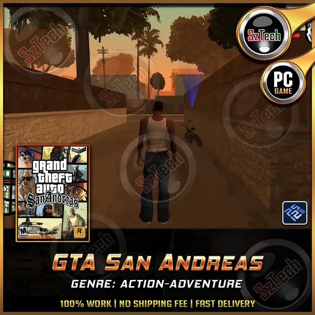 Grand Theft Auto San Andreas [ PC/Laptop GAME] 🔥Offline Games🔥GTA San ...