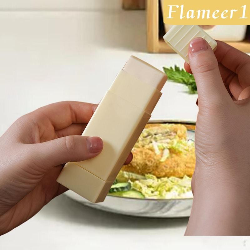 [เปลวไฟ1] Butter Spreader ชีส Keeper จานเนย Handy อุปกรณ์ครัว W/หมวก ...