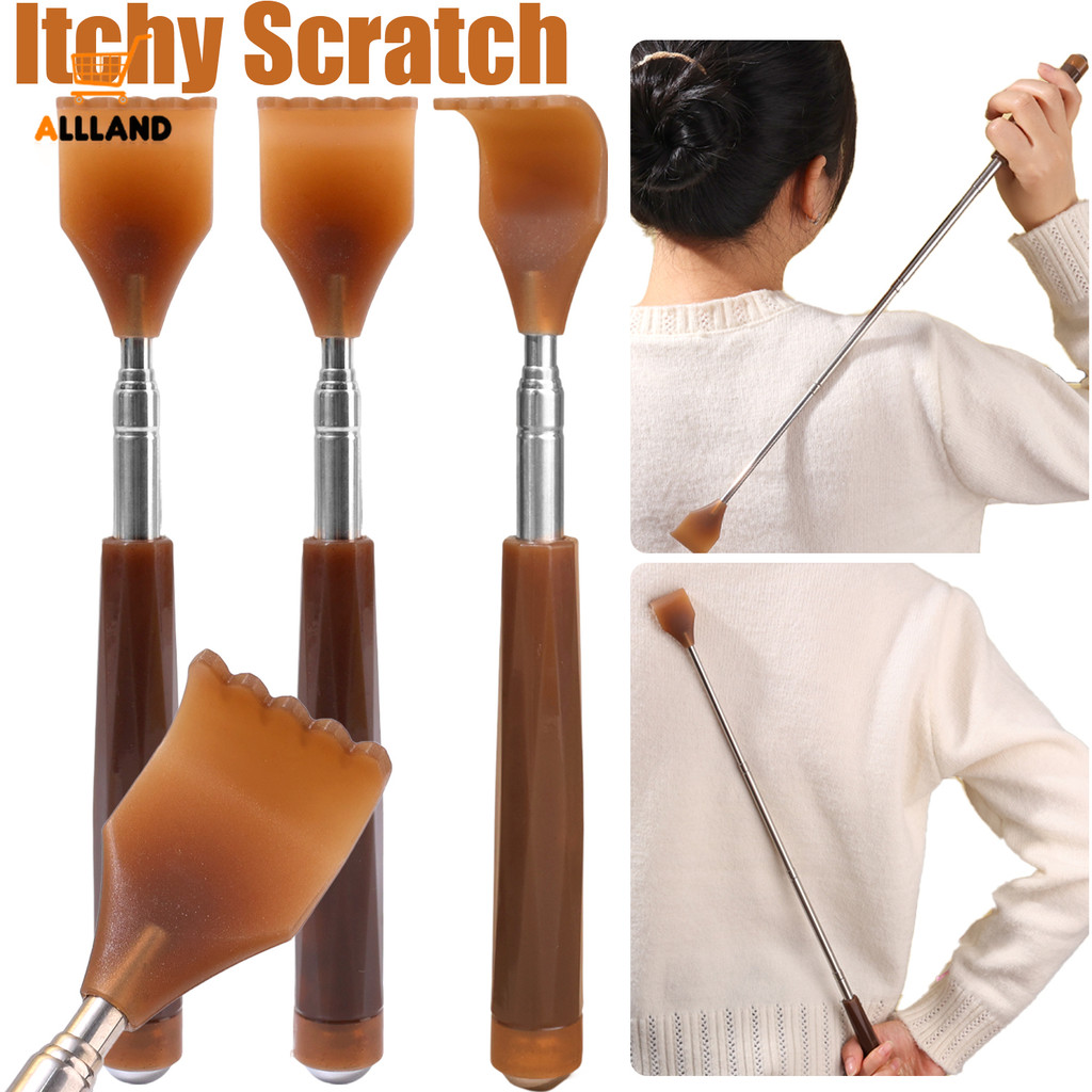 1 PC แบบพกพา Telescopic Back Scratcher - เครื่องนวดกลับ Scraper ขยาย ...