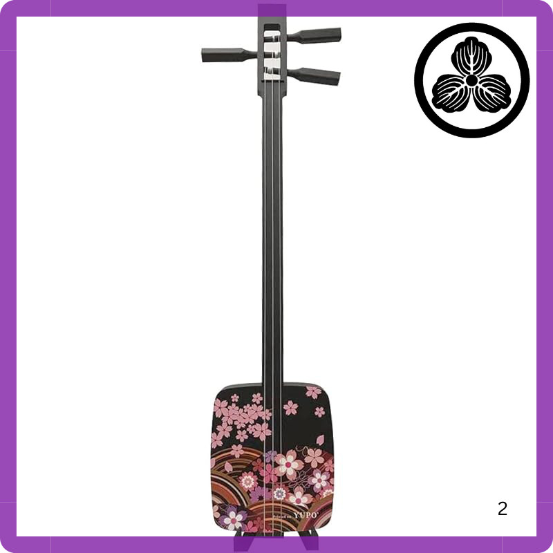 San-Genji Kikuka - Small Jamisen with Floral Pattern | Shopee Thailand
