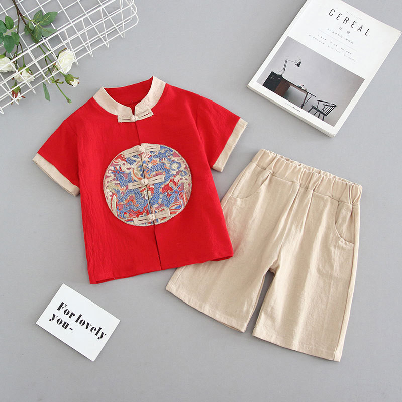 Boy Chinese New Year CNY Tang Suit TOP and BOTTOM set outfit (2-8 years ...