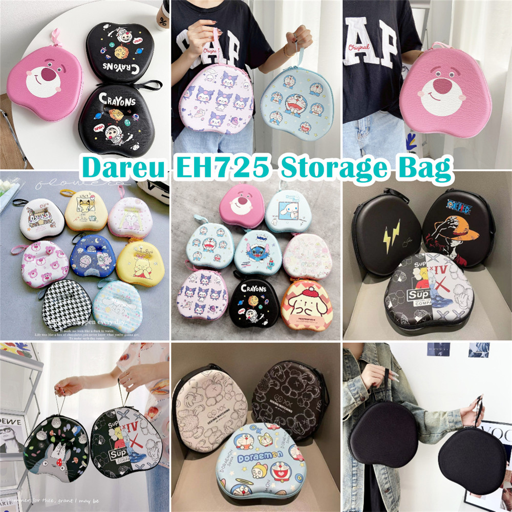 คุณภาพสูงสําหรับ Dareu EH725 เคสหูฟังการ์ตูนเรียบง่ายชุดหูฟังแผ่นรองหูฟังกระเป๋าเก็บปลอกกล่อง ...
