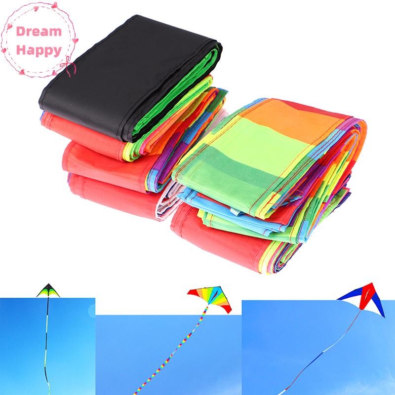 Dreamhappy ใหม่ 10 M/15 M Kite หาง Rainbow Kite สามเหลี่ยม Kite Stunt ...