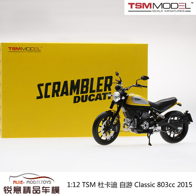 1: 12 TSM Ducati Self-Tour Scrambler Classic 803cc 2015 โมเดลรถ ...