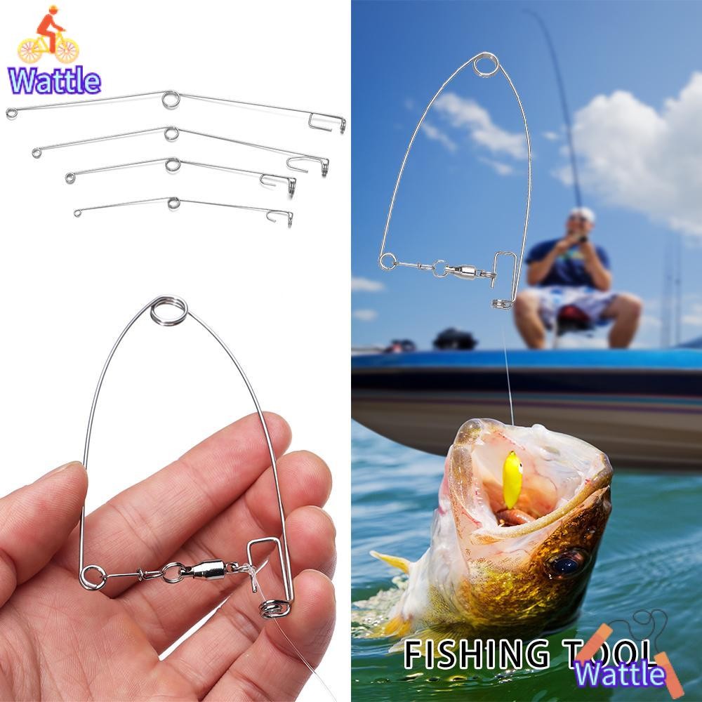 WATTLE 5 ชิ้นอุปกรณ์ตกปลาตกปลา Artifact สแตนเลส 5 ชิ้นฤดูใบไม้ผลิ ...