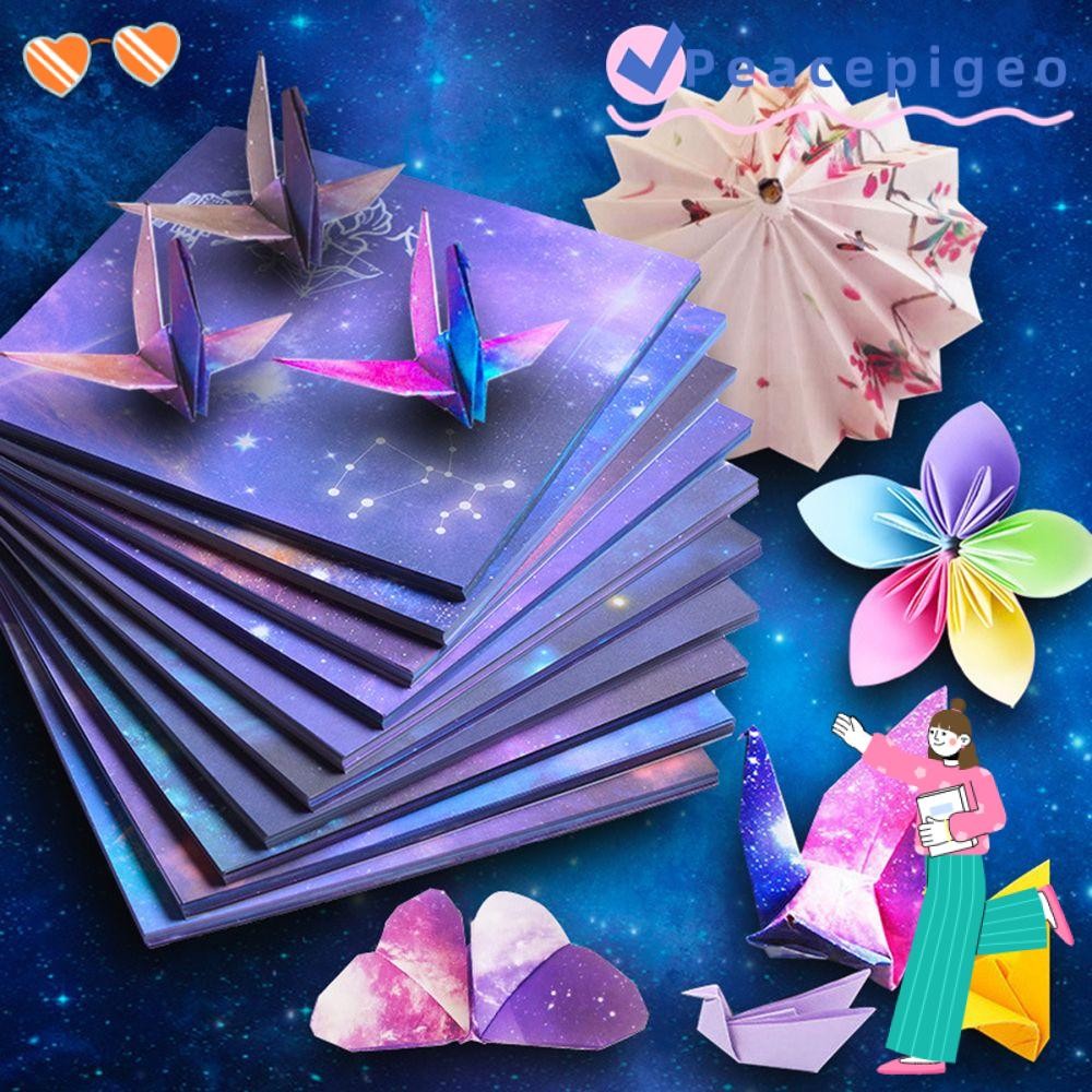 PEACEPIGEO กระดาษพับ Cherry Blossom การศึกษาเครื่องมือพับหัตถกรรม Origami Art | Shopee Thailand