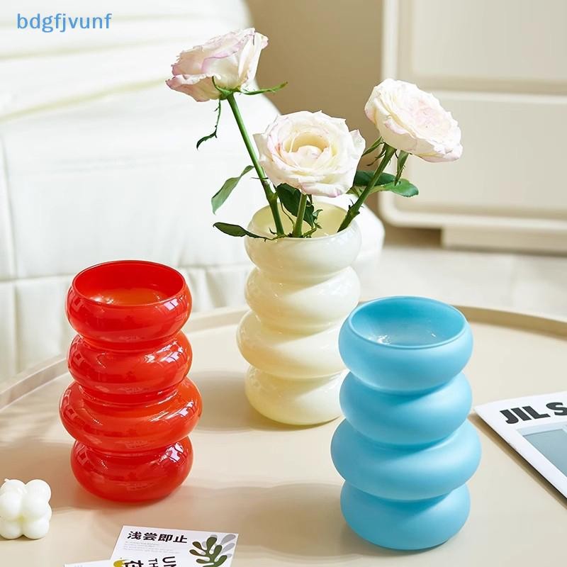 BDGF 1พีซี แก้วเกลียวแจกันสแกนดิเนเวียนการจัดดอกไม้ห้องครัวห้องนั่งเล่น ...