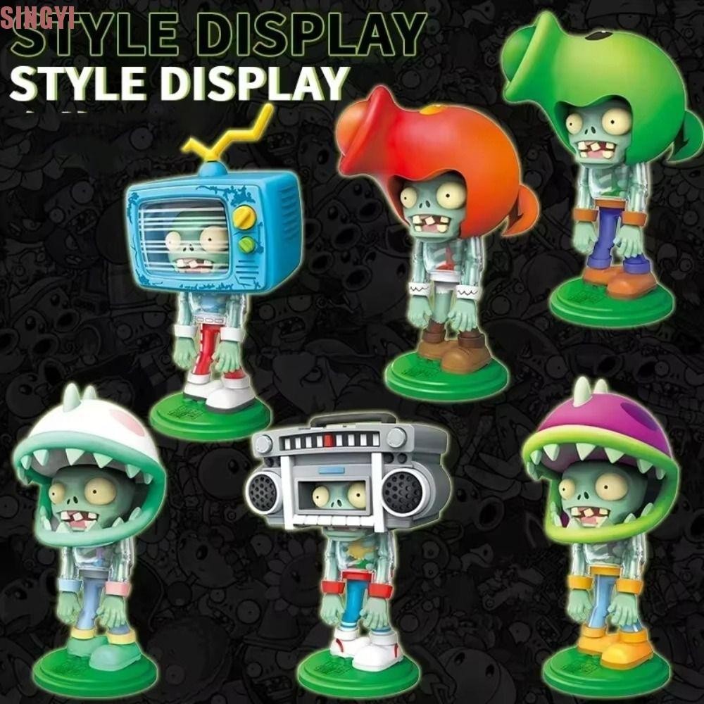 SINGYI พืช Vs Zombies Building Blocks ของเล่น,สุ่ม Lucky รุ่น Q พืช Vs ...