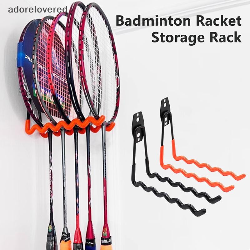 Adorelovered ที่วางแร็กเก็ตติดผนังที่ใส่ไม้เทนนิสที่ใส่ไม้แบดมินตัน ...