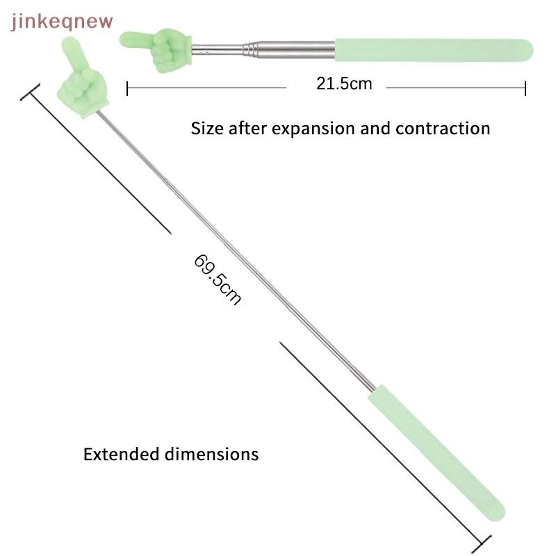 JKTH เหล็กการสอน Pointer Telescopic Rod การออกแบบนิ้วมือการสอน Stick ...